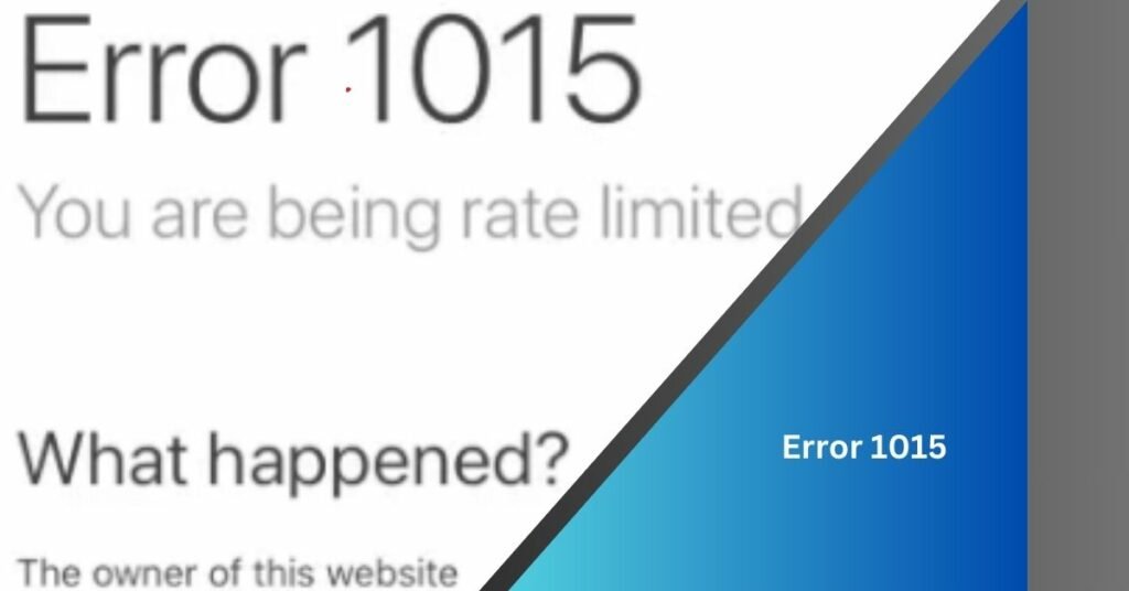 Error 1015 - Unveiling!